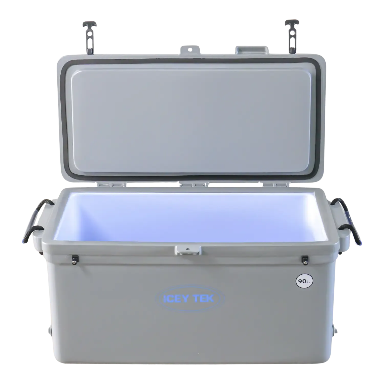 Icey Tek 90L Long Ice Box Cooler - Grey
