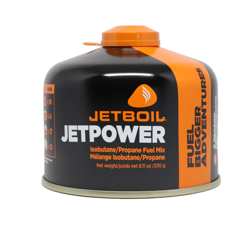 JetBoil Jetpower 80/20 Fuel Gas Canister (230g)