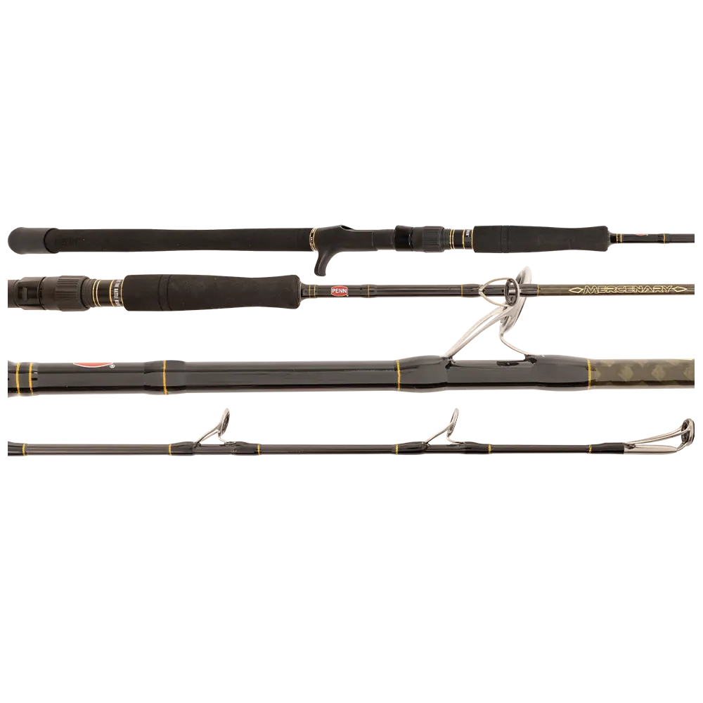 Penn Mercenary Rod - Overhead Jig Models