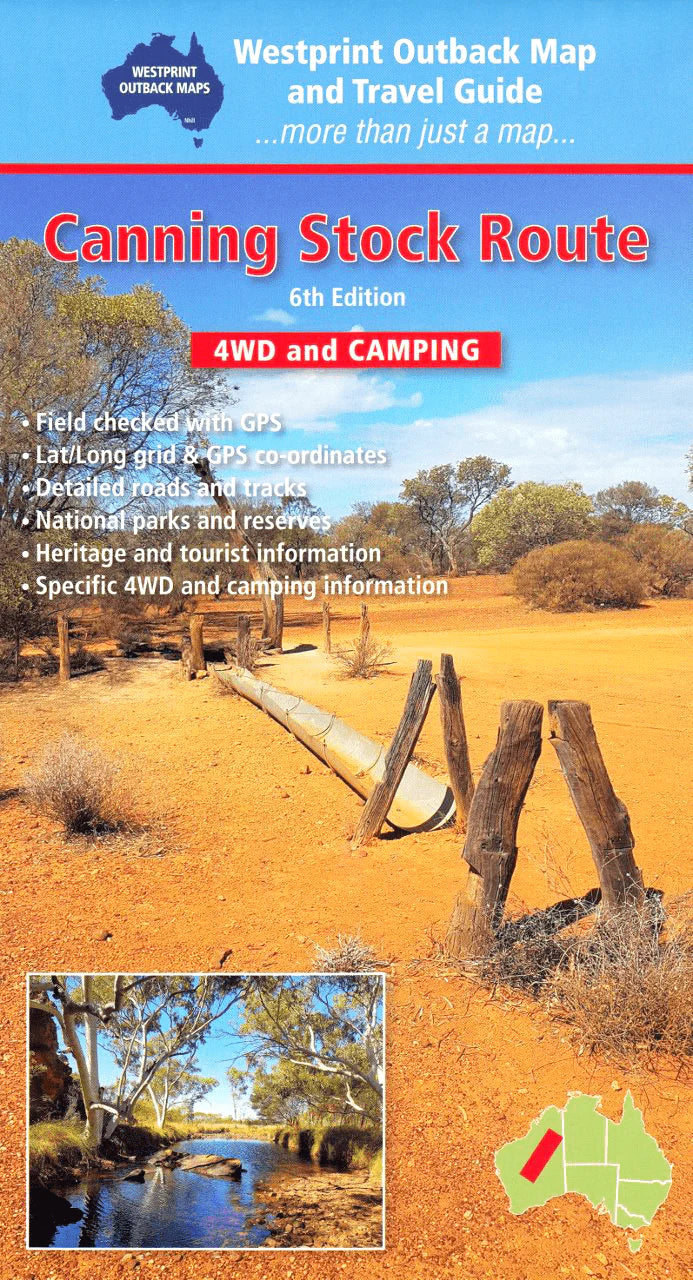 Hema Maps Canning Stock Route Map (6th Edition)
