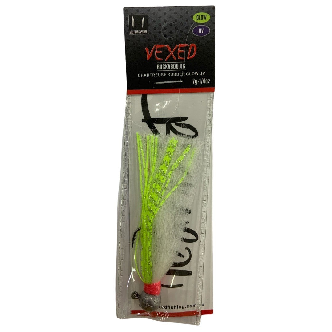 Vexed Buckabou Jig 5g (CR) - Chartreuse Rubber Glow UV