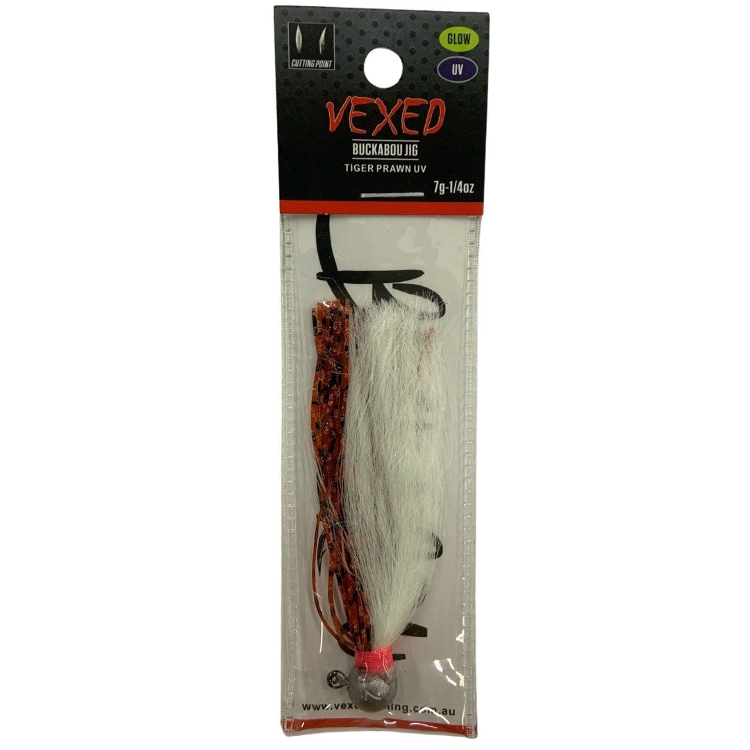 Vexed Buckabou Jig 7g (TP) - Tiger Prawn UV