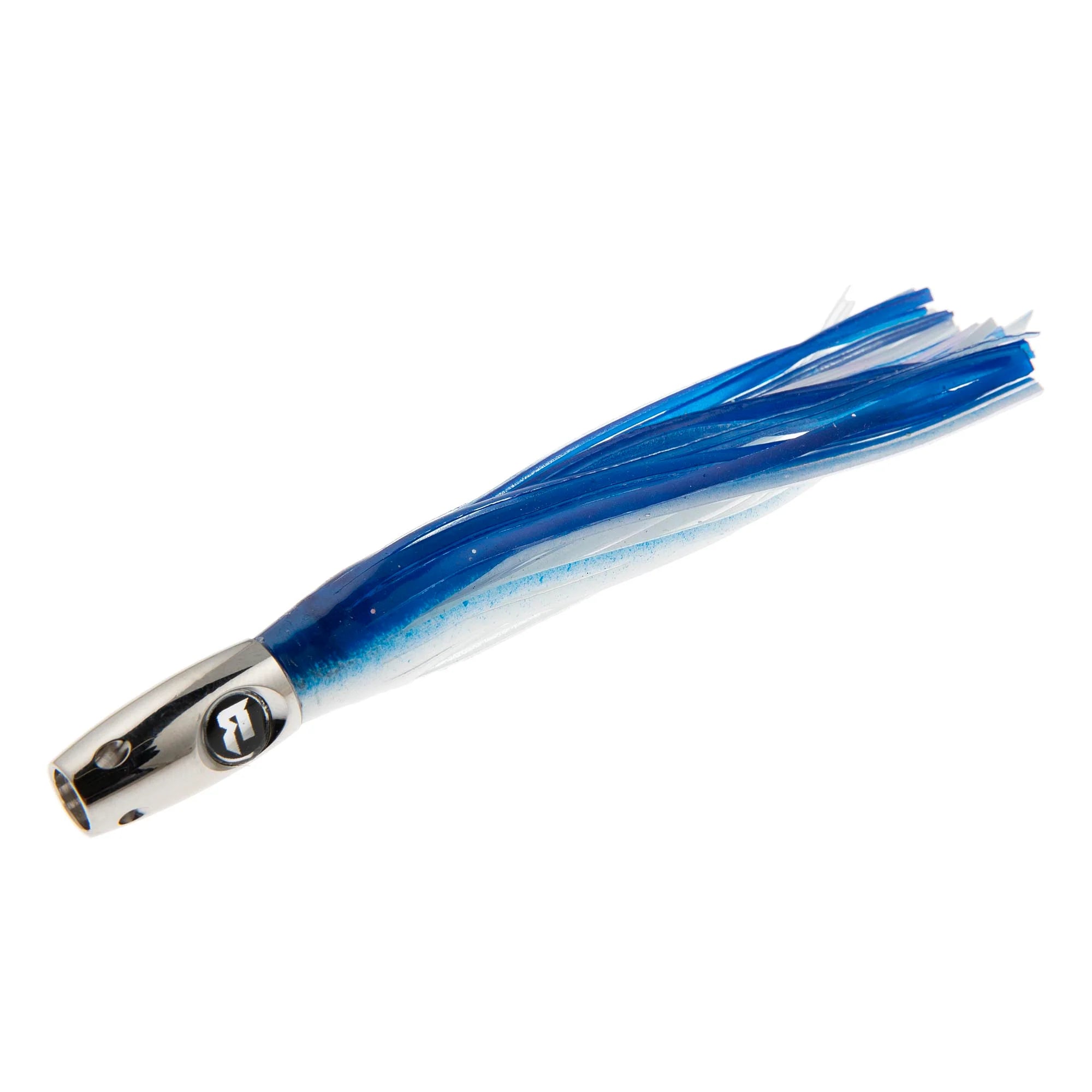 Richter Junior Tornado Lure Blue/White - Rigged
